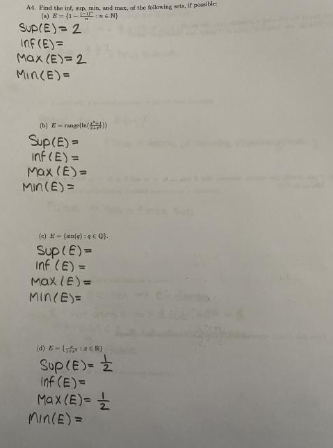 Solved For a real analysis course thanks :) sorry if | Chegg.com
