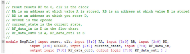 Solved Write a Register File Module. It should be sequential | Chegg.com