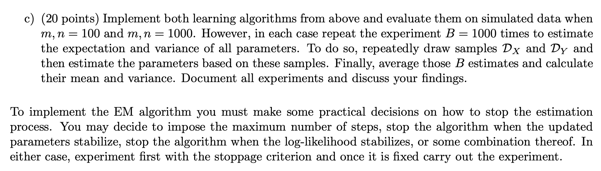 Problem 7. (40 points) Expectation-maximization (EM) | Chegg.com