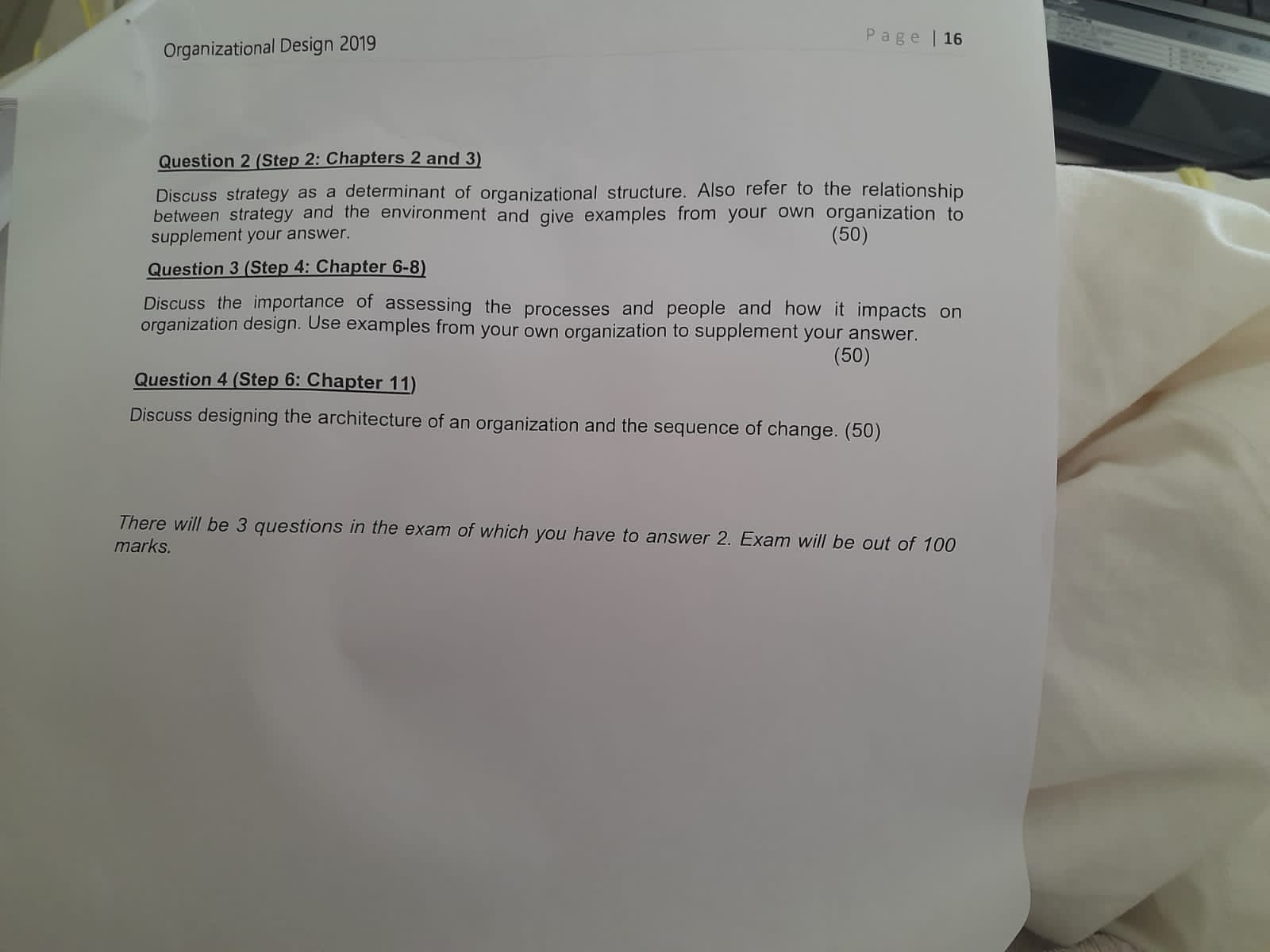 Solved Question 2 (Step 2: Chapters 2 and 3) Discuss | Chegg.com