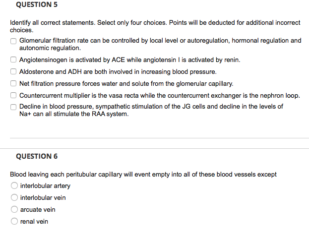 Solved QUESTION 1 OOOO Select all the correct statements or | Chegg.com