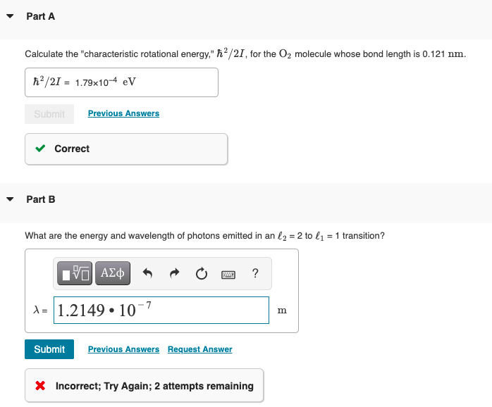 Solved HI PLEASE HELP AND ANSWER PART B CORRECTLY. IF IT IS | Chegg.com