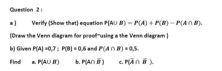 Solved Verify (Show that) equation | Chegg.com