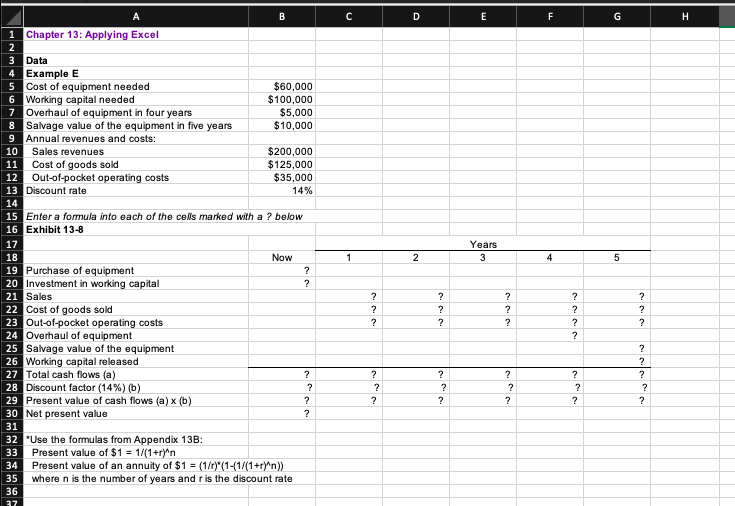 Solved Required information The Chapter 13 Form worksheet is | Chegg.com