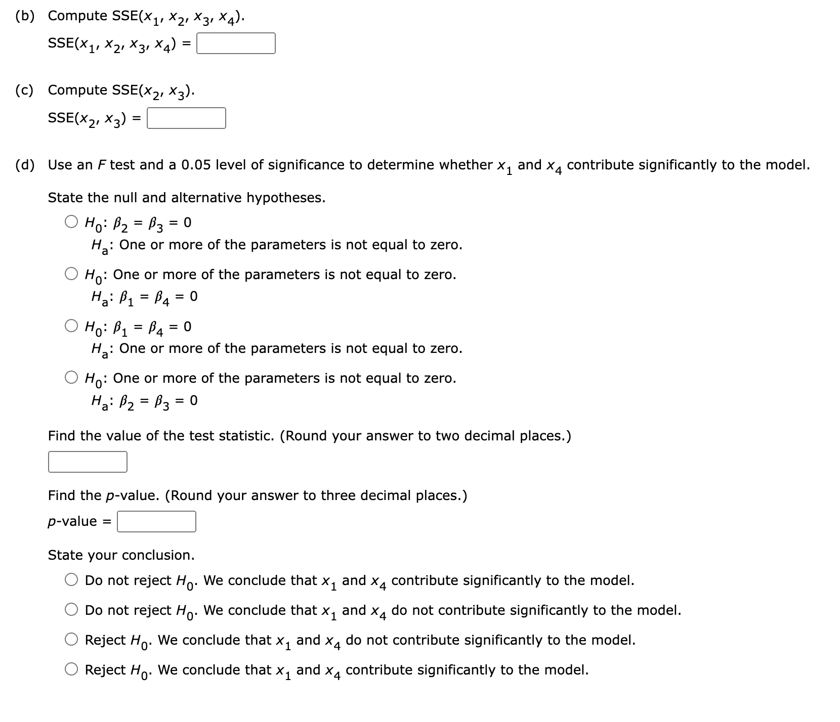 Solved regression analysis involving 30 observations, the | Chegg.com