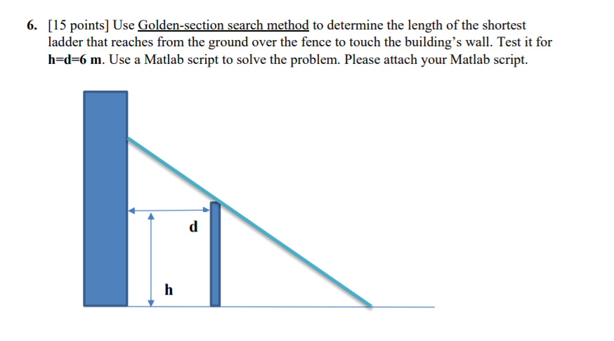 Solved 6 15 Points Use Golden Section Search Method To 9558