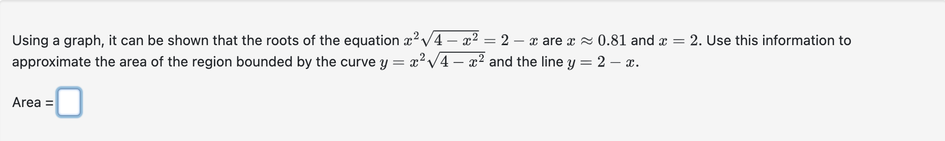 Solved Using a graph, it can be shown that the roots of the | Chegg.com