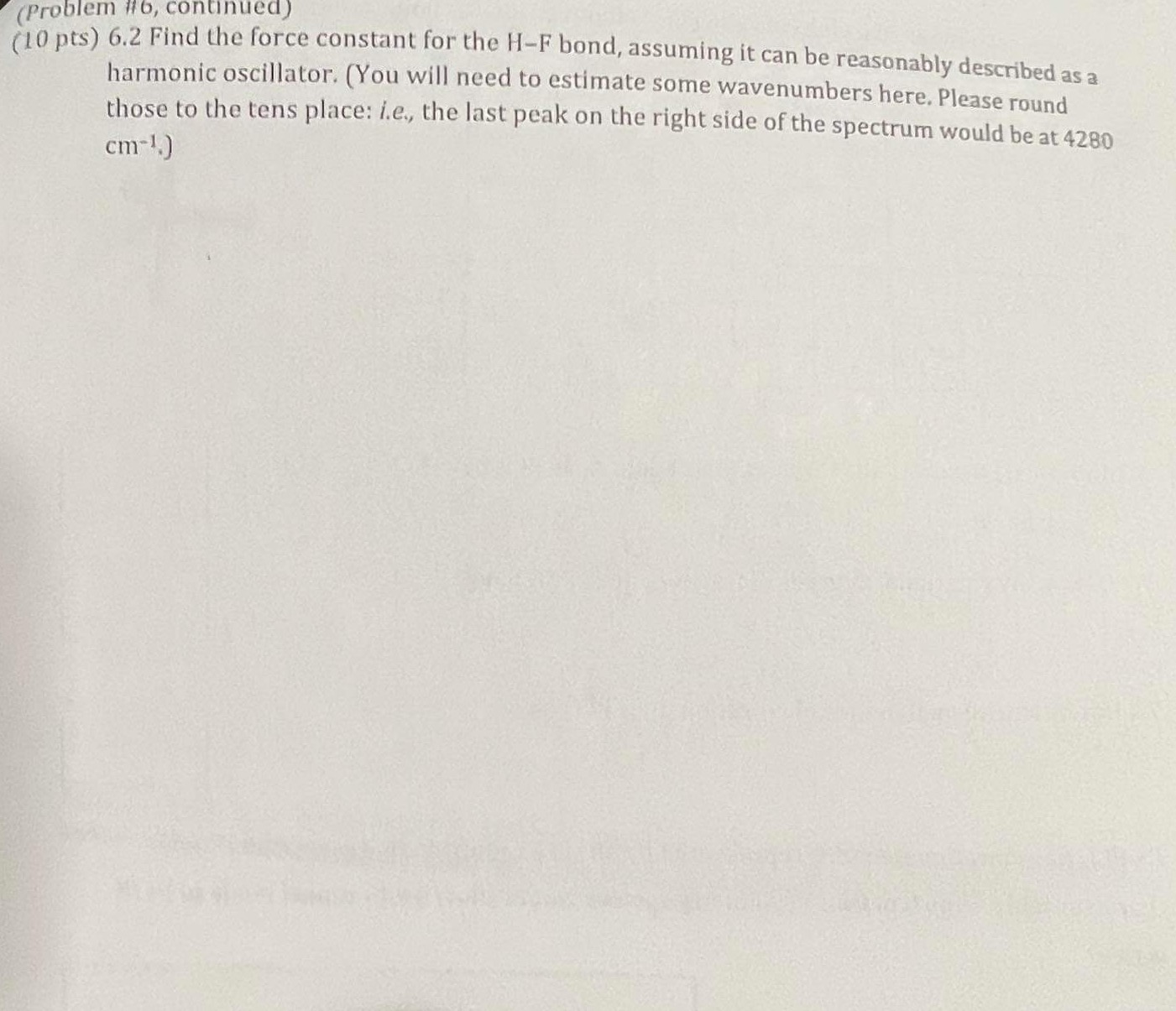 Solved 6. The figure below shows a simulated IR spectrum for | Chegg.com