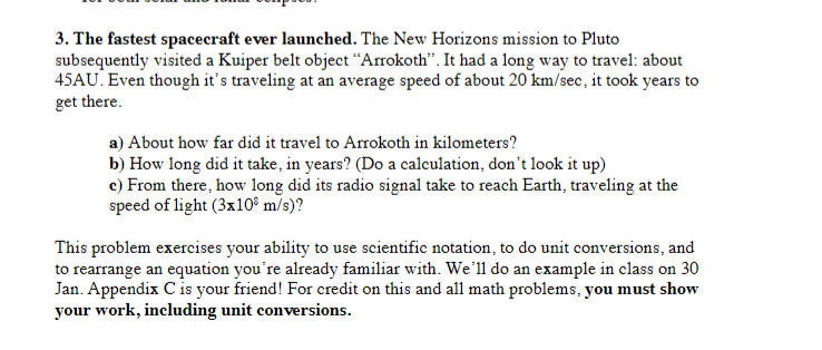 Speed Of Fastest Spacecraft