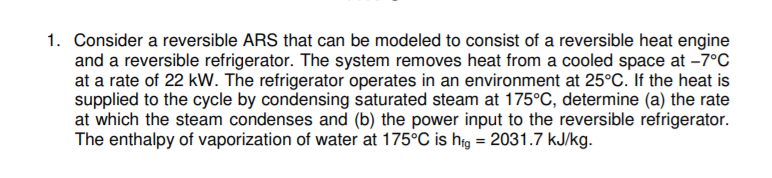 Solved 1. Consider a reversible ARS that can be modeled to | Chegg.com