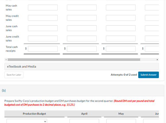 Solved The accounting team at Swifty Corp. plans to get a | Chegg.com