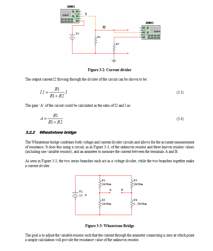 Solved Figure 3 2 Current Divider The Output Current I2