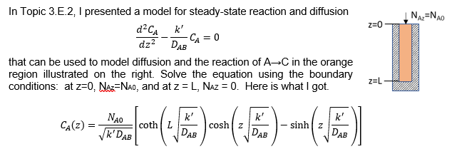 Solved In Topic 3.E.2, I presented a model for steady-state | Chegg.com