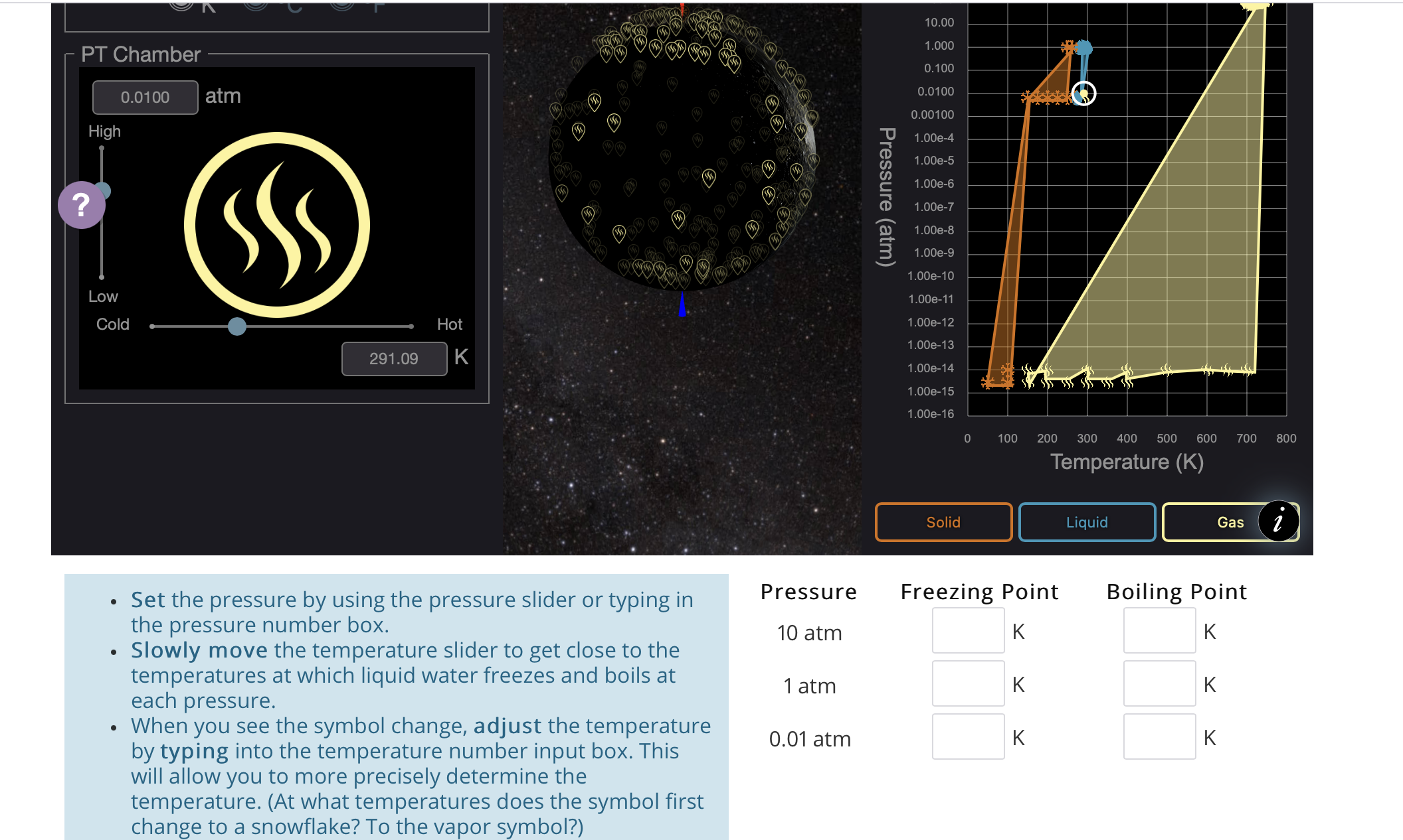 Solved - Set the pressure by using the pressure slider or | Chegg.com
