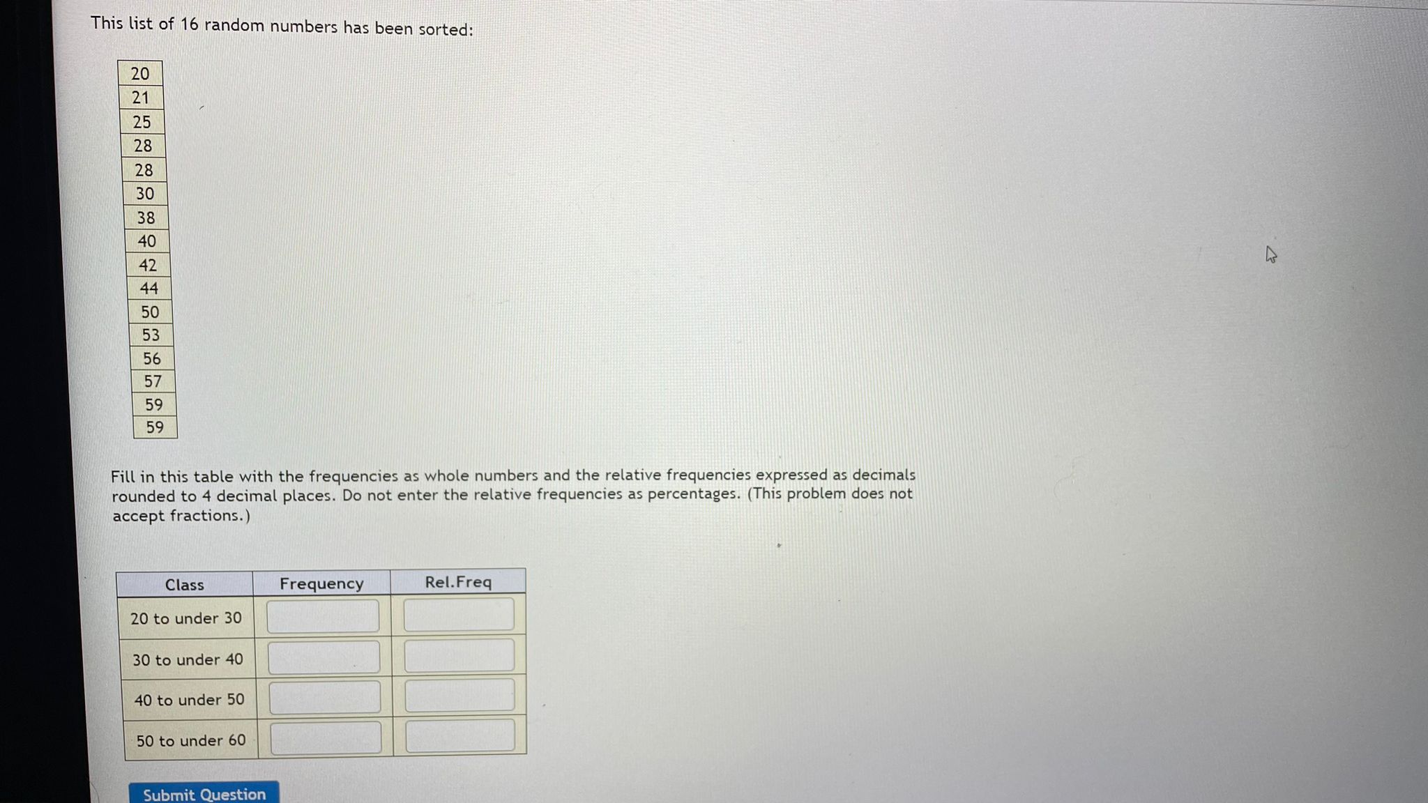 Solved The data set provided below provides the heights | Chegg.com