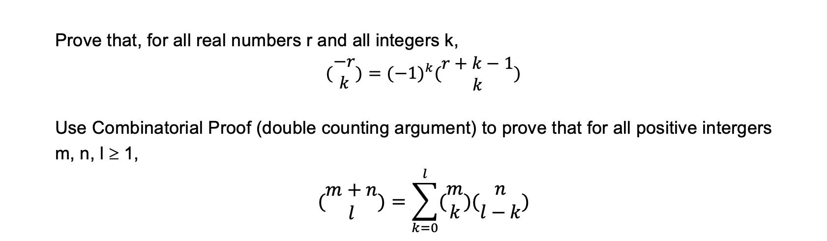 Solved Prove that, for all real numbers r ﻿and all integers | Chegg.com