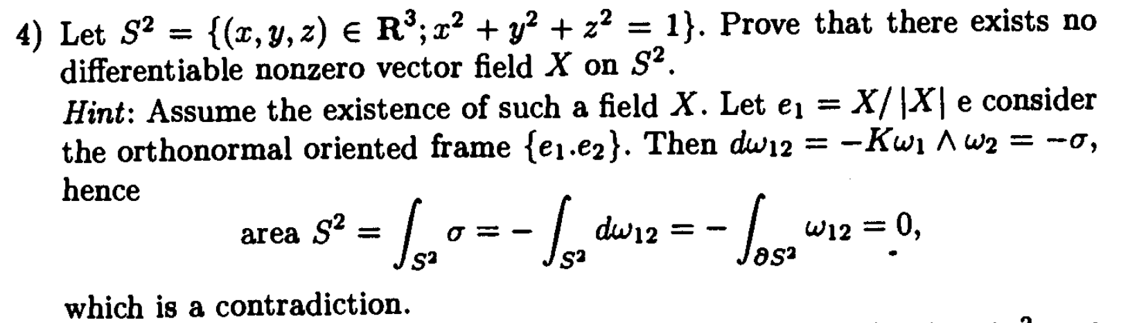 Solved 4) Let S? = {(x,y,z) e R';x2 + y2 + z2 = 1}. Prove | Chegg.com