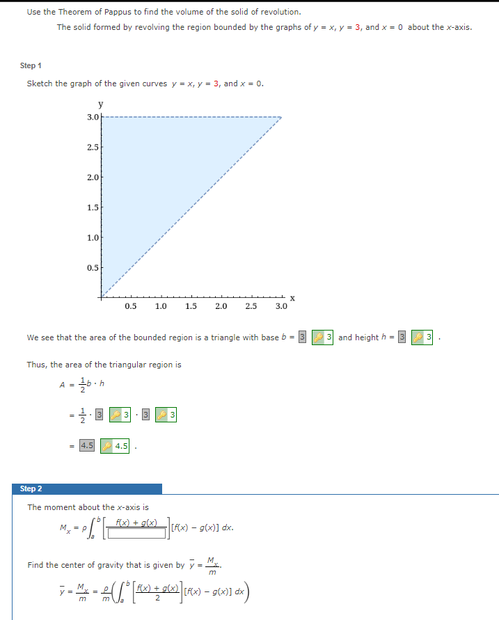 Solved Use the Theorem of Pappus to find the volume of the | Chegg.com