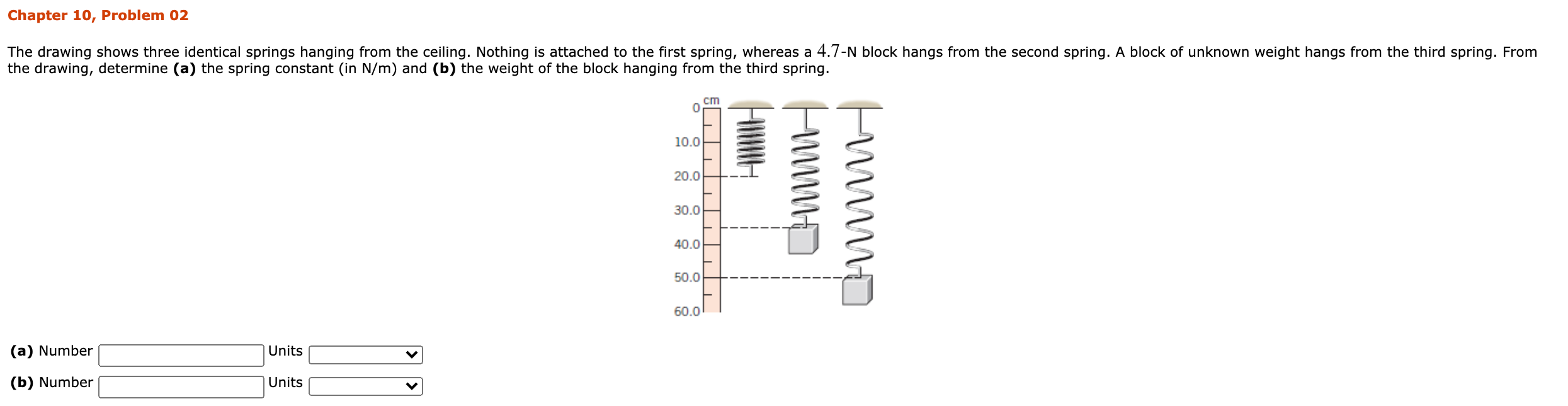 Solved Chapter 10, Problem 02 The drawing shows three | Chegg.com