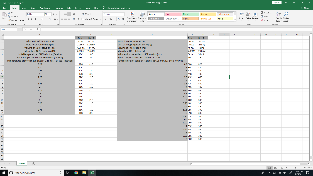 Calculations: 1. A. whats the mass of the final | Chegg.com