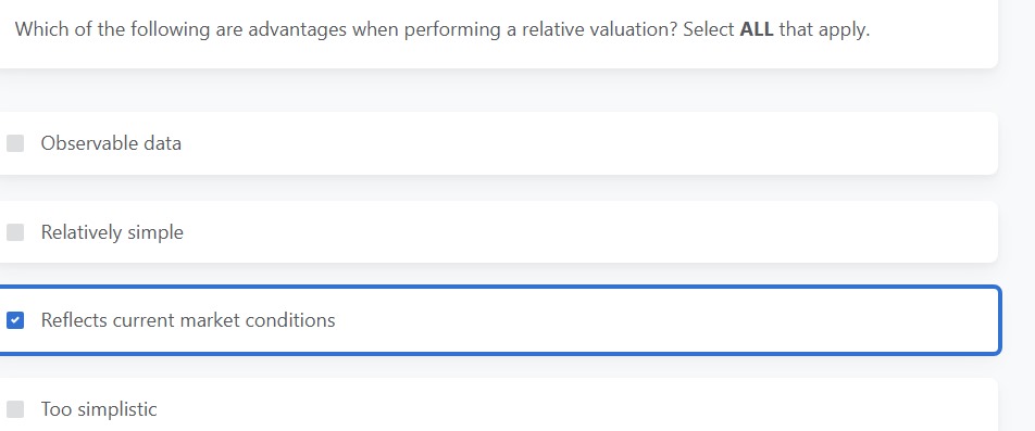 Solved Which of the following are advantages when performing | Chegg.com