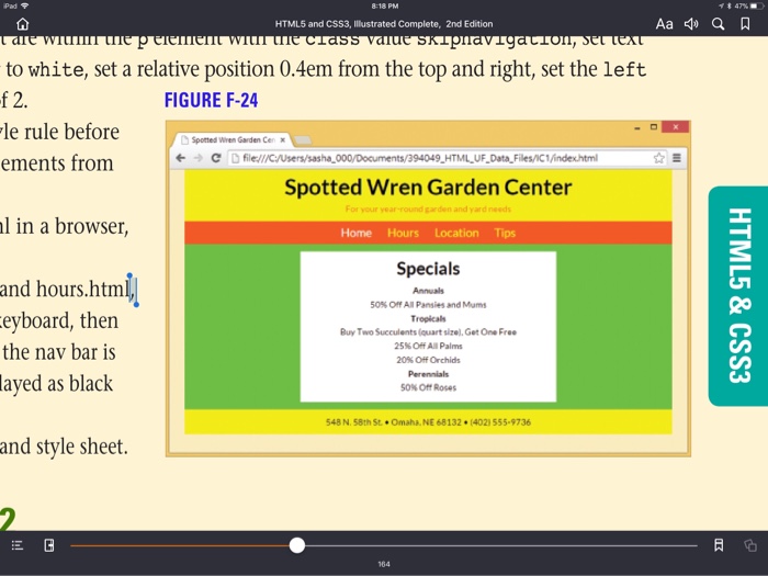 Solved Html5 And Css3 Make It Look Exactly Like That I 