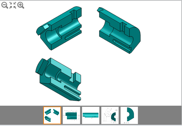 Solved Basic Part - Step 1 - (Hydraulic Cylinder Half) | Chegg.com Solved Basic Part - Step 1 - (Hydraulic Cylinder Half) | Chegg.com