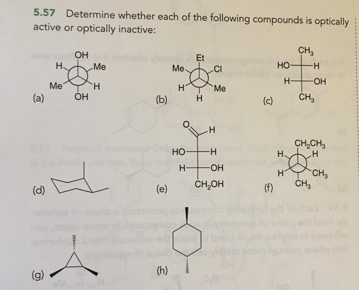 Solved Determine Whether Each Of The Following Compounds Is