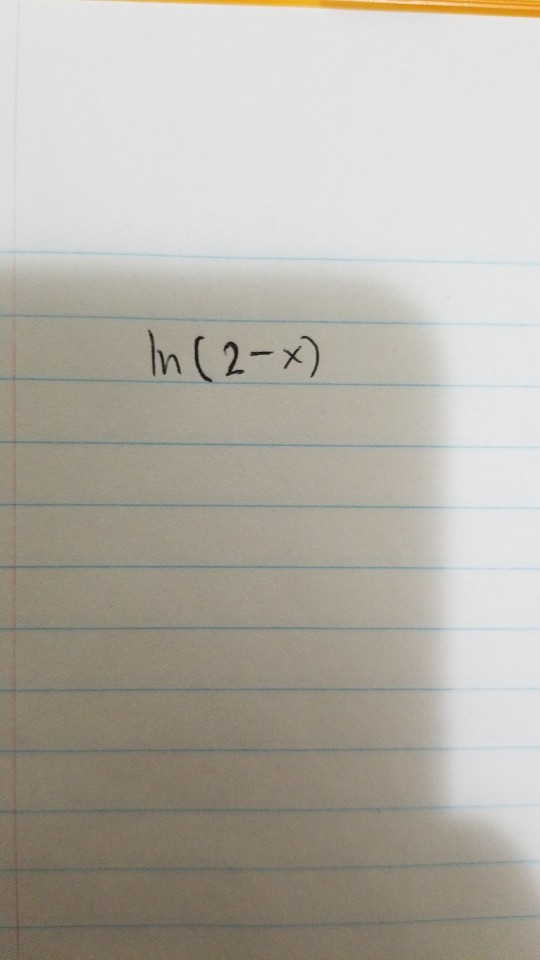 Solved In (2-x) | Chegg.com