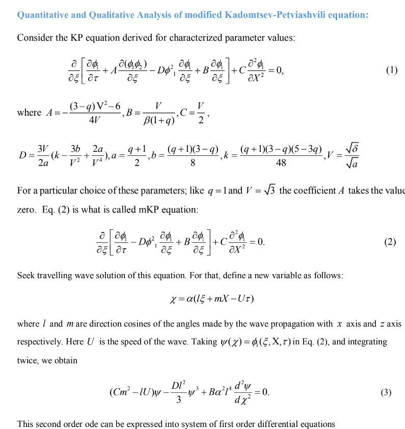 Solved Consider the KP equation derived for characterized | Chegg.com