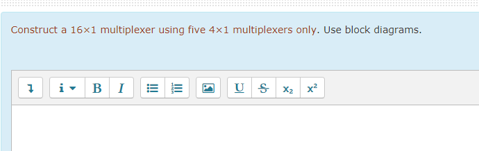 Solved Construct a 16x1 multiplexer using five 4x1 | Chegg.com