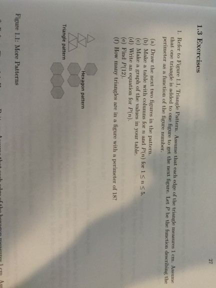 Solved 27 1.3 Exercises 1. Refer to Figure 1.1, Triangle | Chegg.com