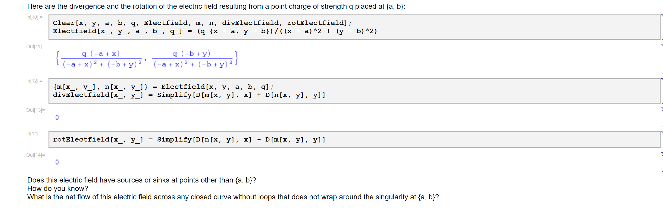 Solved When you put a charge proportional to a number q at a | Chegg.com