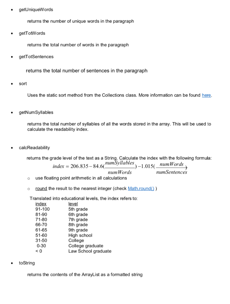 Lab 6 CSC110 (ALL CODING IN JAVA) Problem: A text | Chegg.com