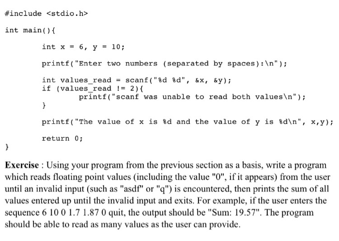 Solved #include int main() int x = 6, y = 10; printf( | Chegg.com