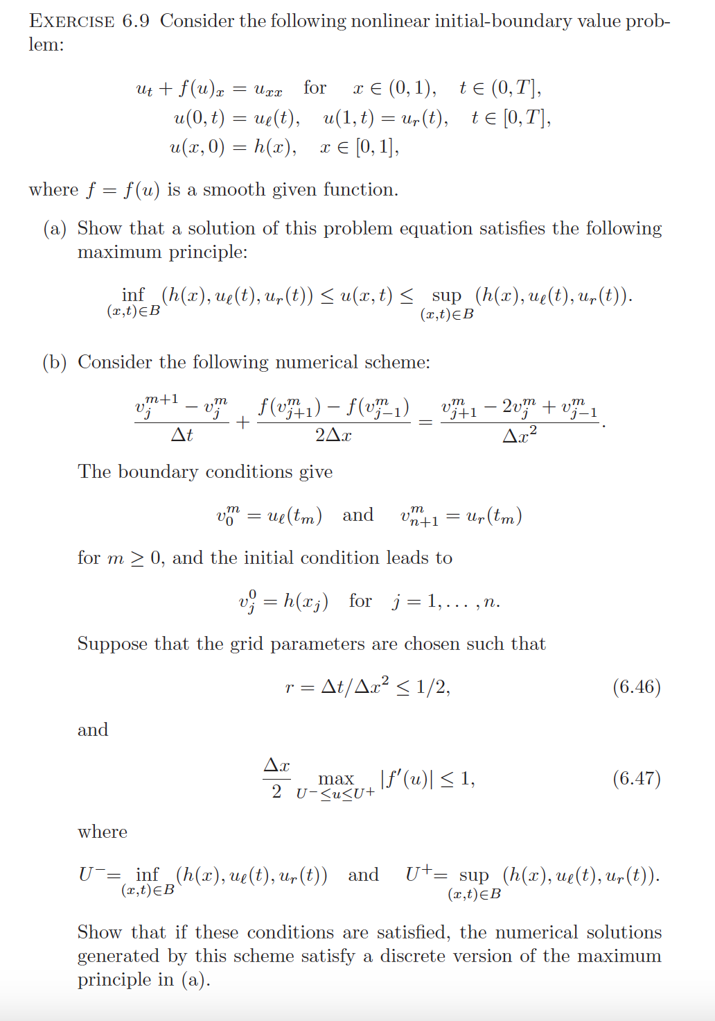 Solved Exercise 69 consider The Following Nonlinear