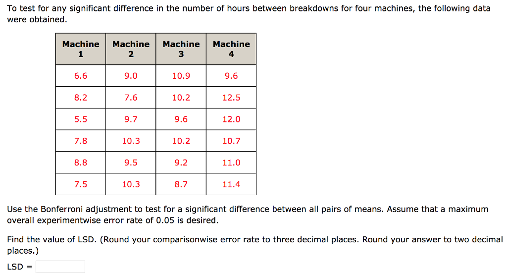 Solved To test for any significant difference in the number | Chegg.com
