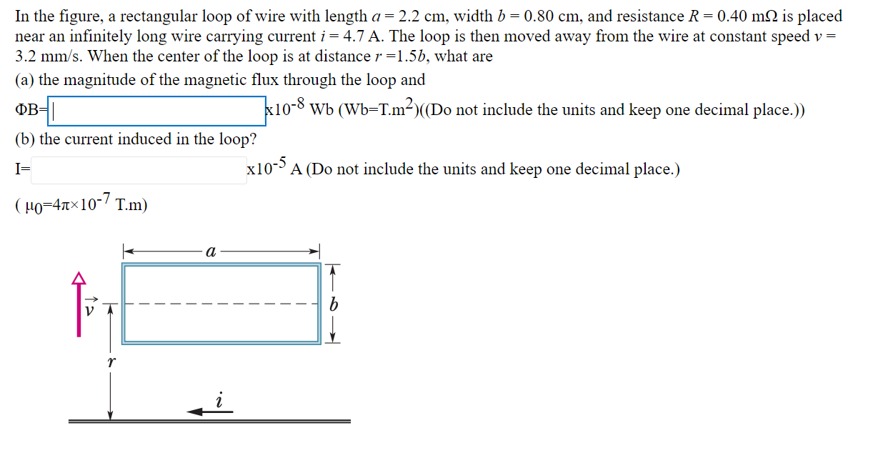 Solved In the figure, a rectangular loop of wire with length | Chegg.com