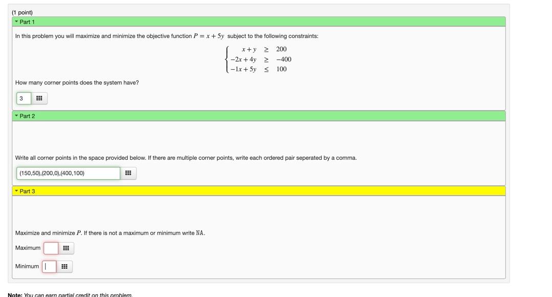 Solved 1 Maximize And Minimize The Objective Function