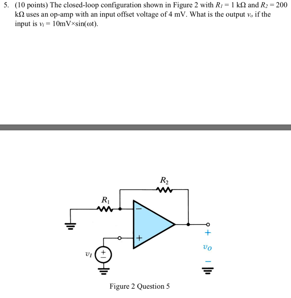 Solved 5, (10 points) The closed-loop configuration shown in | Chegg.com