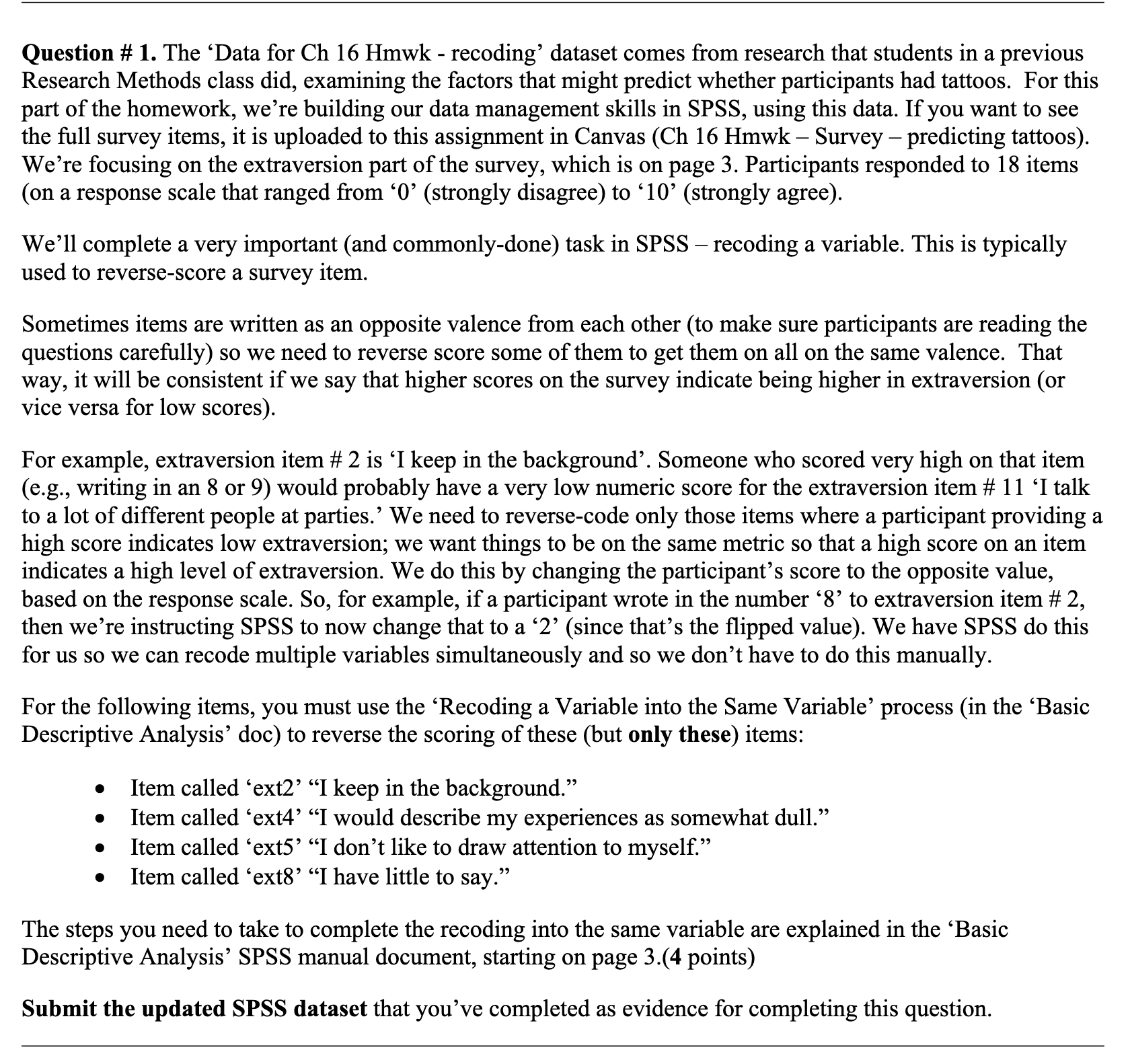 Solved Hello! Below is the question and the dataset! Please | Chegg.com