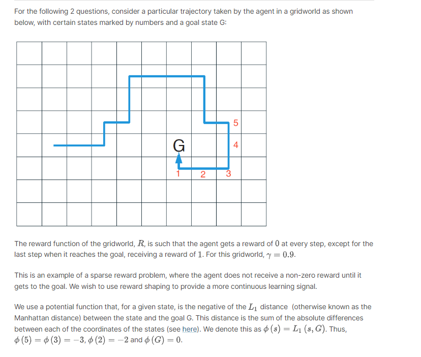 Solved Section 17.4 discusses the idea of reward shaping to | Chegg.com