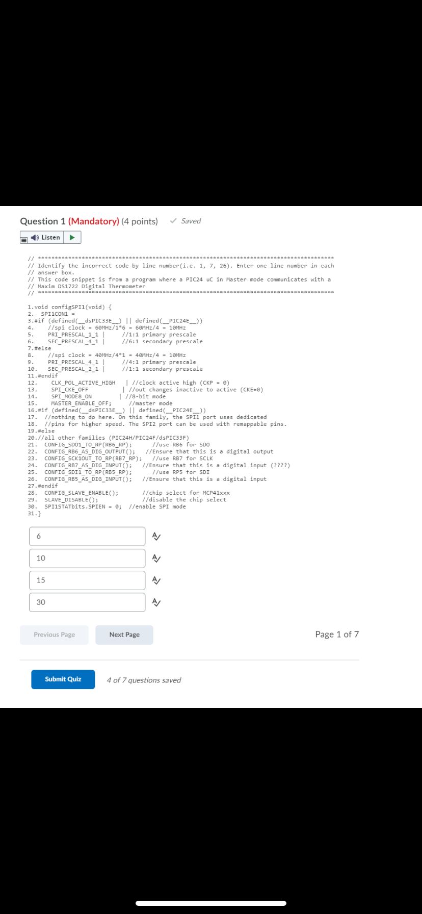 Solved // // Identify the incorrect code by line | Chegg.com