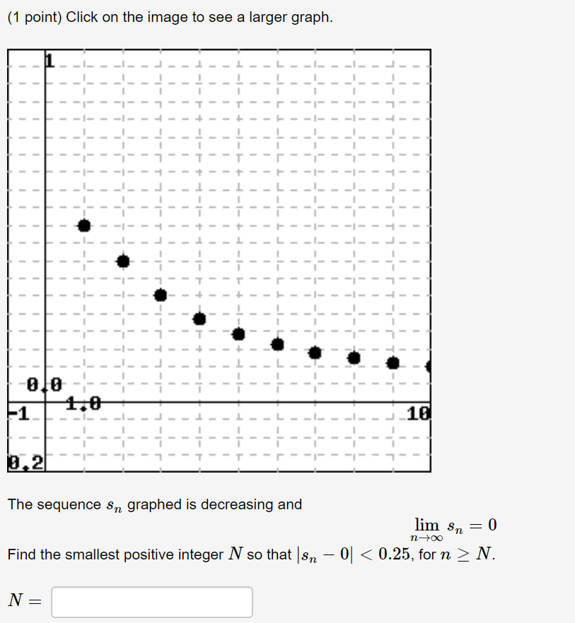 Solved (1 point) Click on the image to see a larger graph 18 | Chegg.com