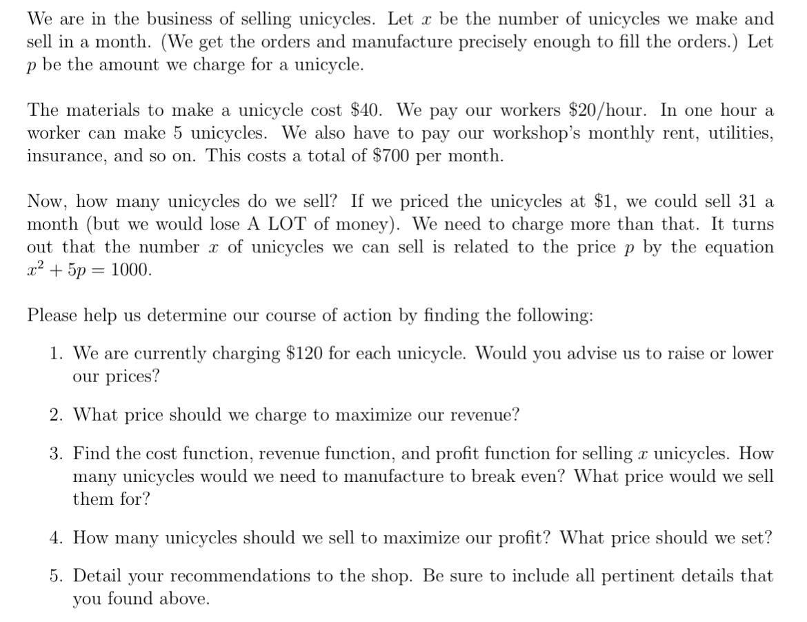 Solved I NEED HELP WITH #1-5 ﻿PLEASE | Chegg.com