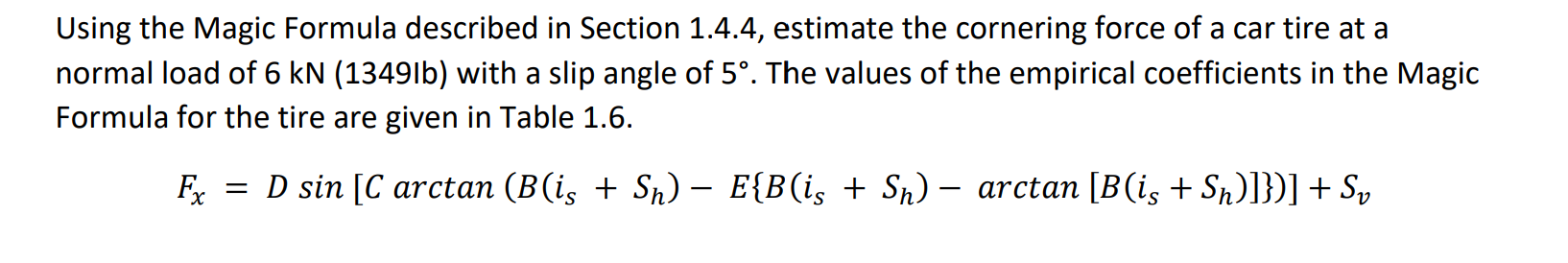 Solved Using the Magic Formula described in Section 1.4.4, | Chegg.com