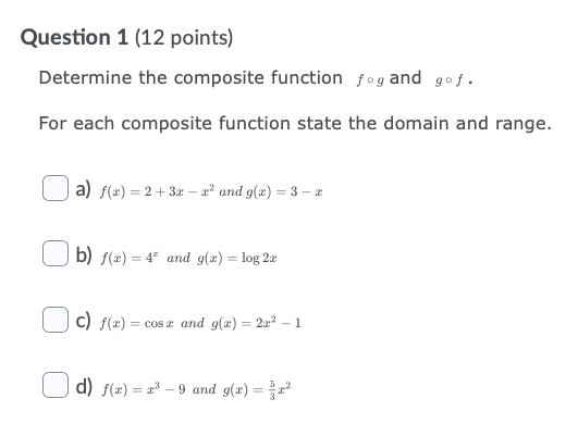 Solved Question 1 (12 points) Determine the composite | Chegg.com