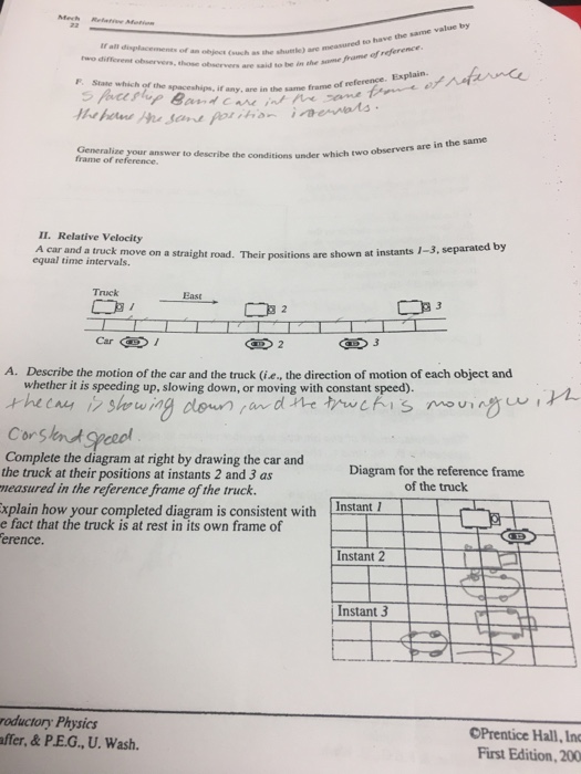 RELATIVE MOTION Position and displacement relative to | Chegg.com