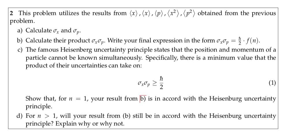 Solved 1 Consider a particle of mass m confined to a | Chegg.com