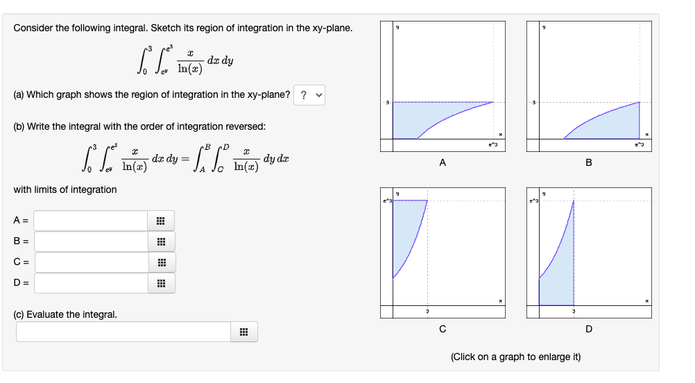Solved Consider the following integral. Sketch its region of | Chegg.com